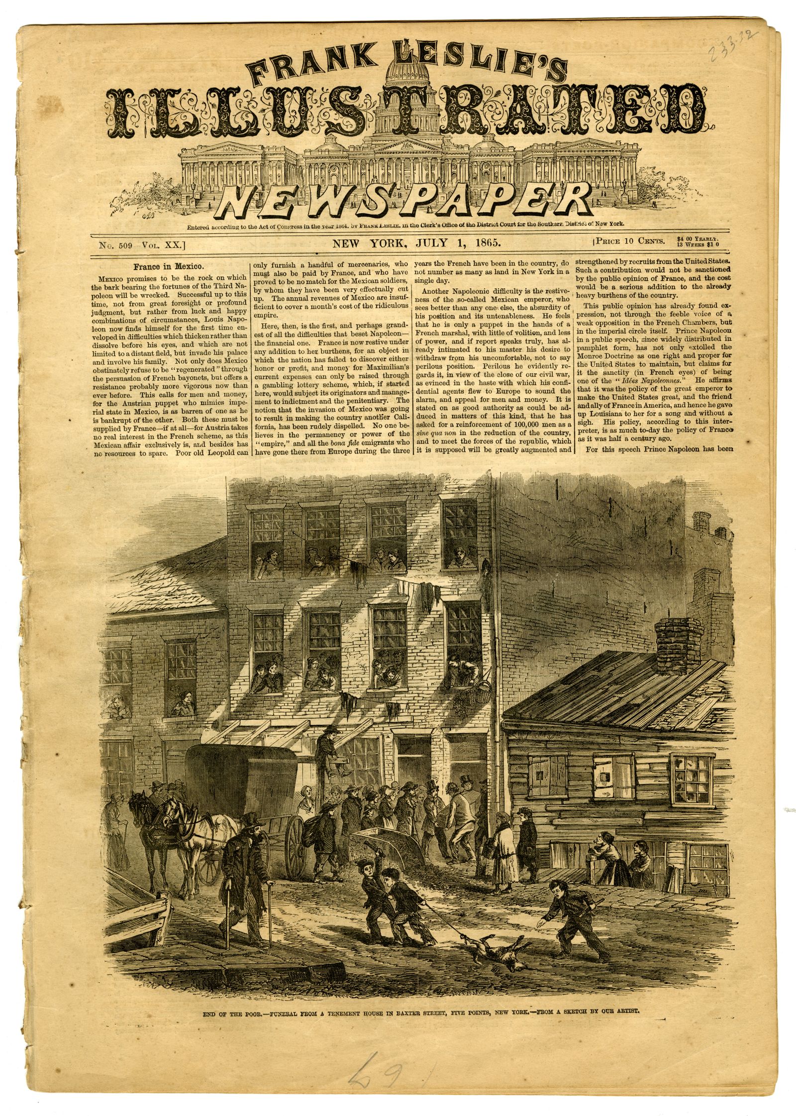 Frank Leslie's Illustrated Newspaper [Vol. XX, No. 509] | Gilder ...